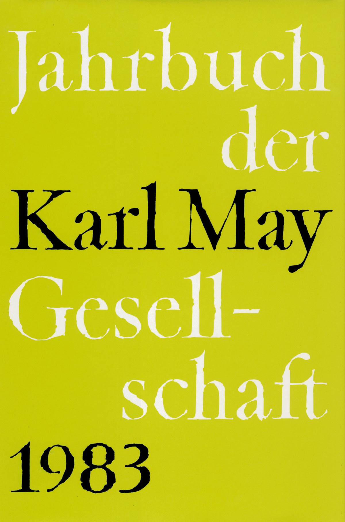 Jahrbuch Der Karl May Gesellschaft 1983 Hansa Verlag